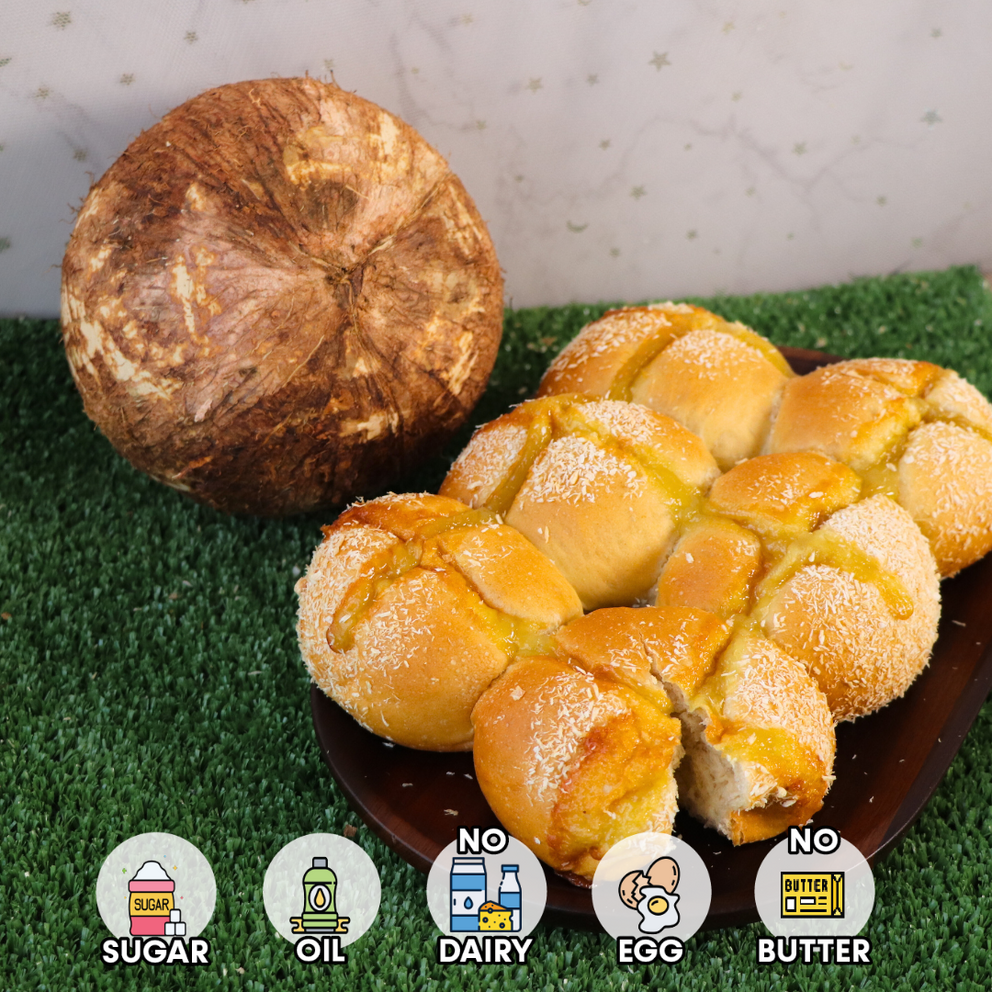 Pandan Kaya Coconut Sourdough Bun – YookyBites